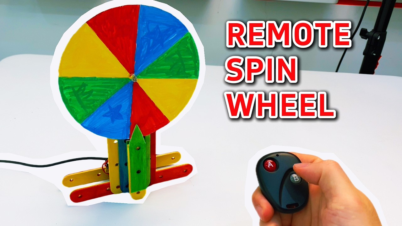 Easy DIY Remote Spin Wheel Prize Wheel with a 12V Relay Switch KR1201 ...