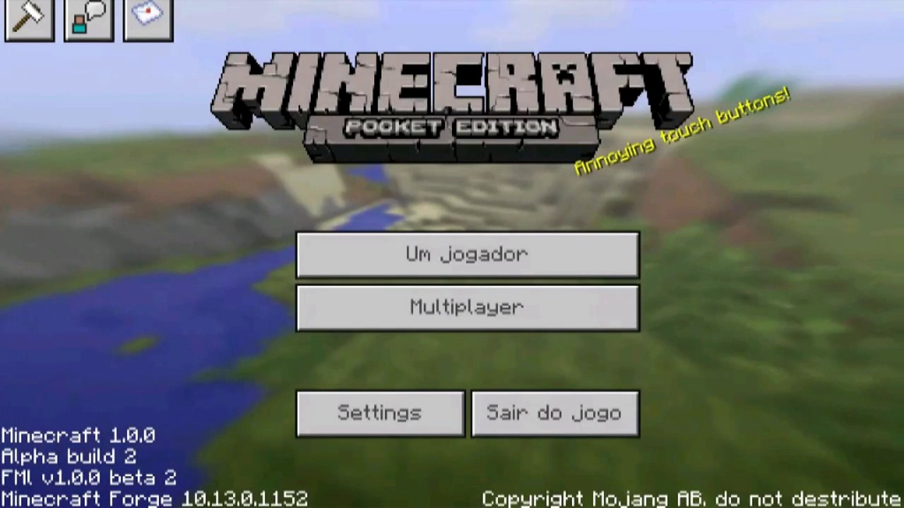 Minecraft PE - NEW PC GUI IN MCPE 0.17.0.2 - YouTube