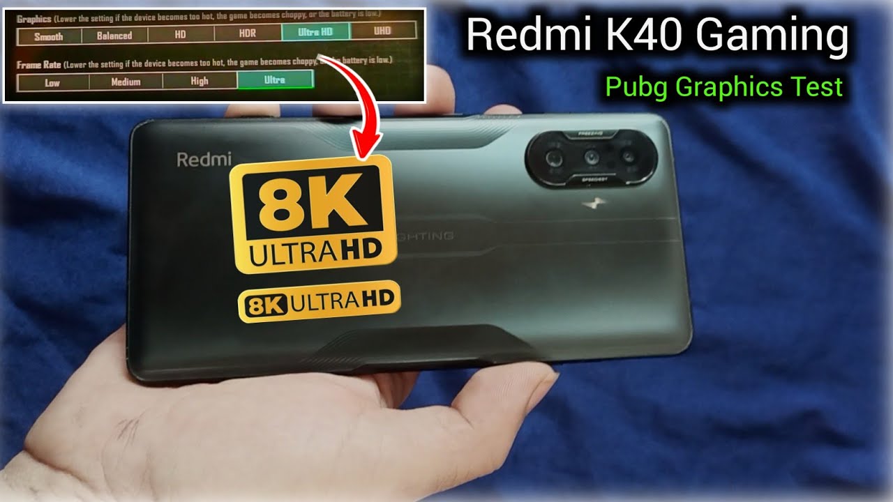 Redmi K40 Gaming Graphics Ultra HD+8K🔥New Device 90fps HDR+Ultra🔥Redmi ...