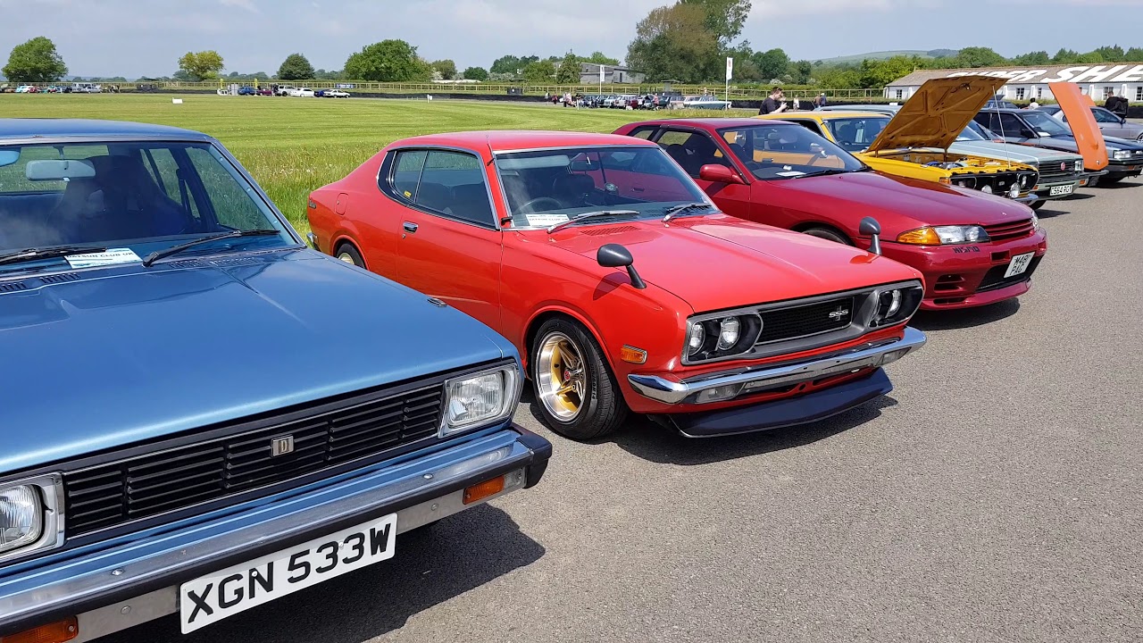 Retro Rides Goodwood Weekender 2018 Datsun Owners Club Stand - YouTube