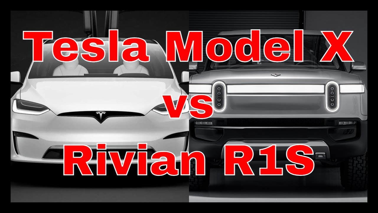 2024 Tesla Model X Standard Range vs Rivian R1S Adventure (Side by Side ...