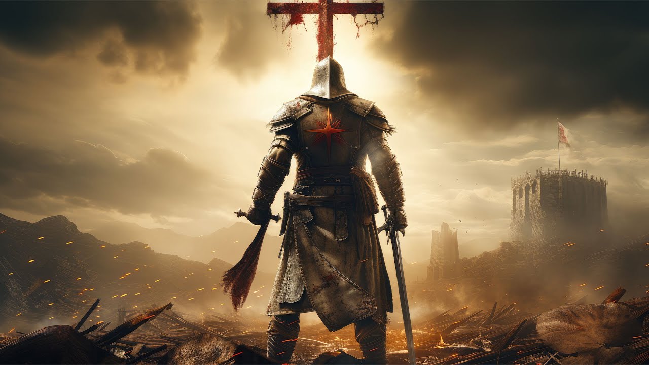 🗡️ Knights Templar And Moments Of Contemplation Before The Cross ...