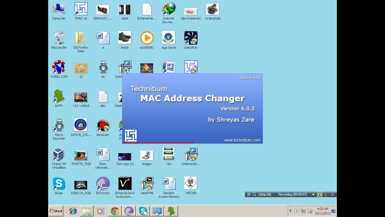 How to change Mac Address Using TMAC - YouTube