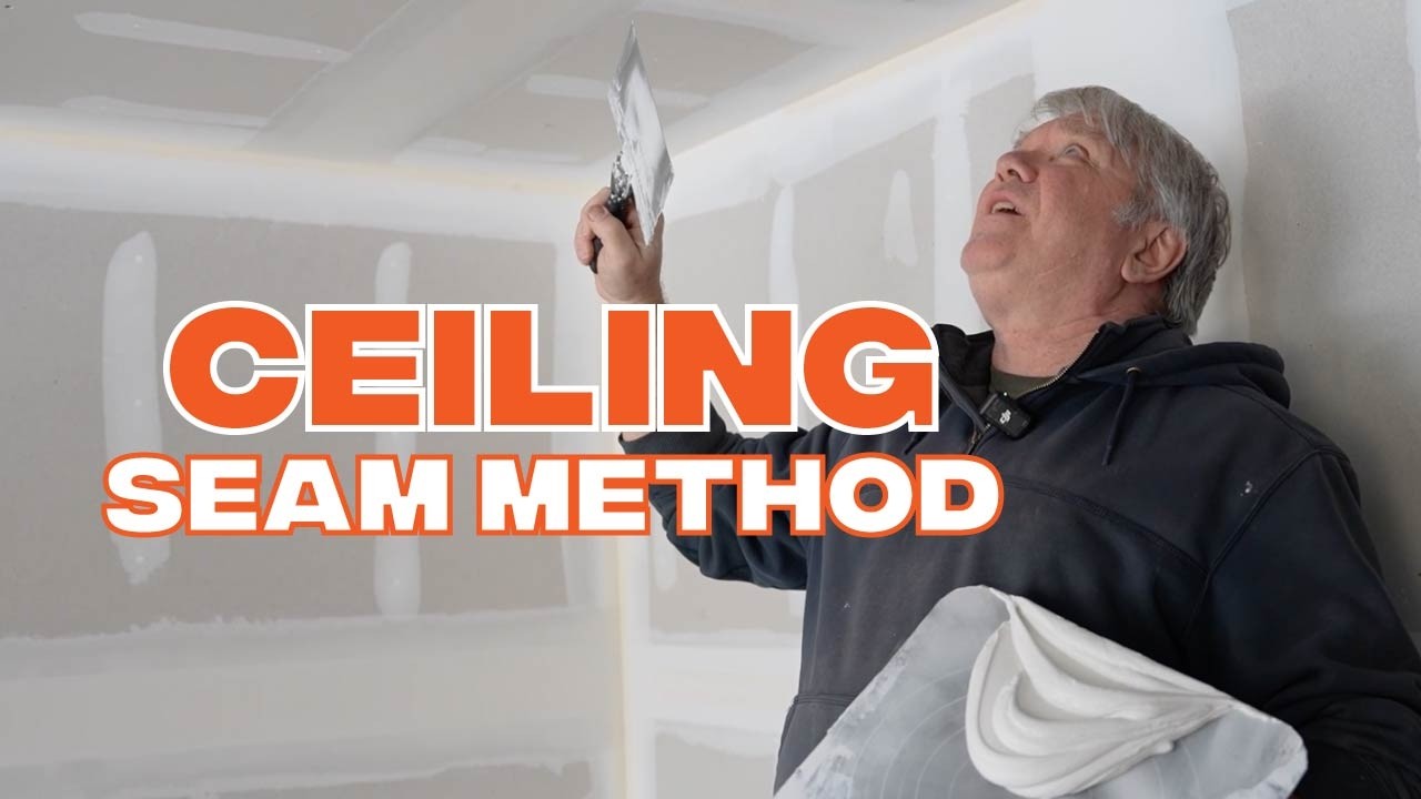 How To Finish Drywall Ceiling Seams (Second Coat Method) - YouTube