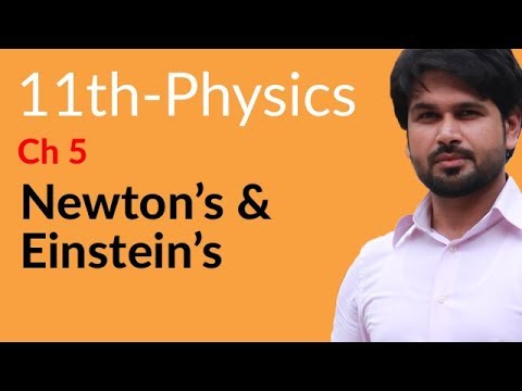 First year Physics, Ch 5 - Newton's & Einstein's - FSc Physics Book 1 ...