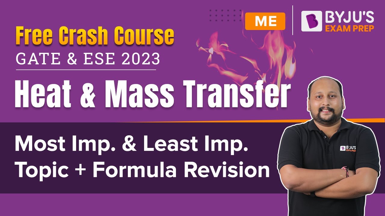 Heat and Mass Transfer Important Topics, Formula Revision | GATE 2023 ...