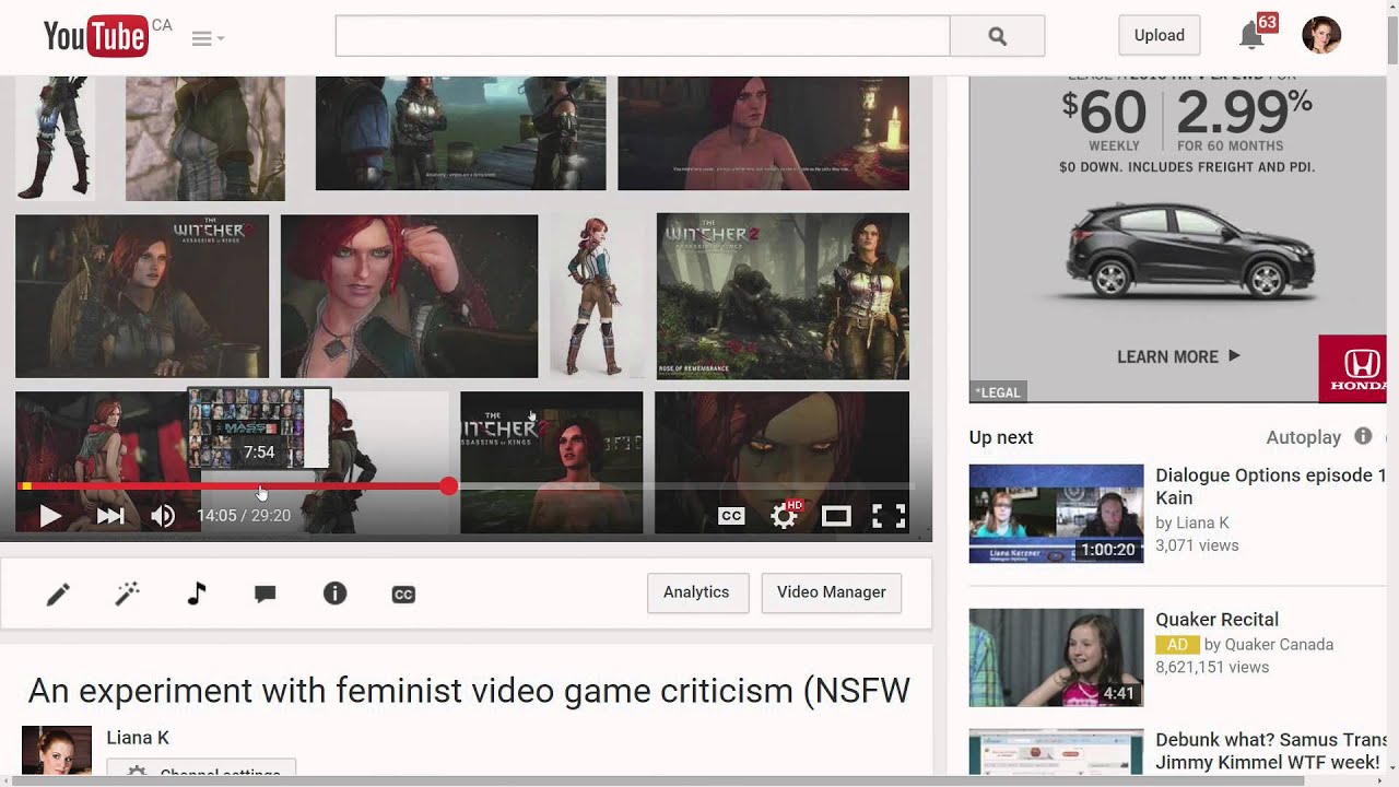 The response to my feminist game critique video... with MOAR FEMINISM ...