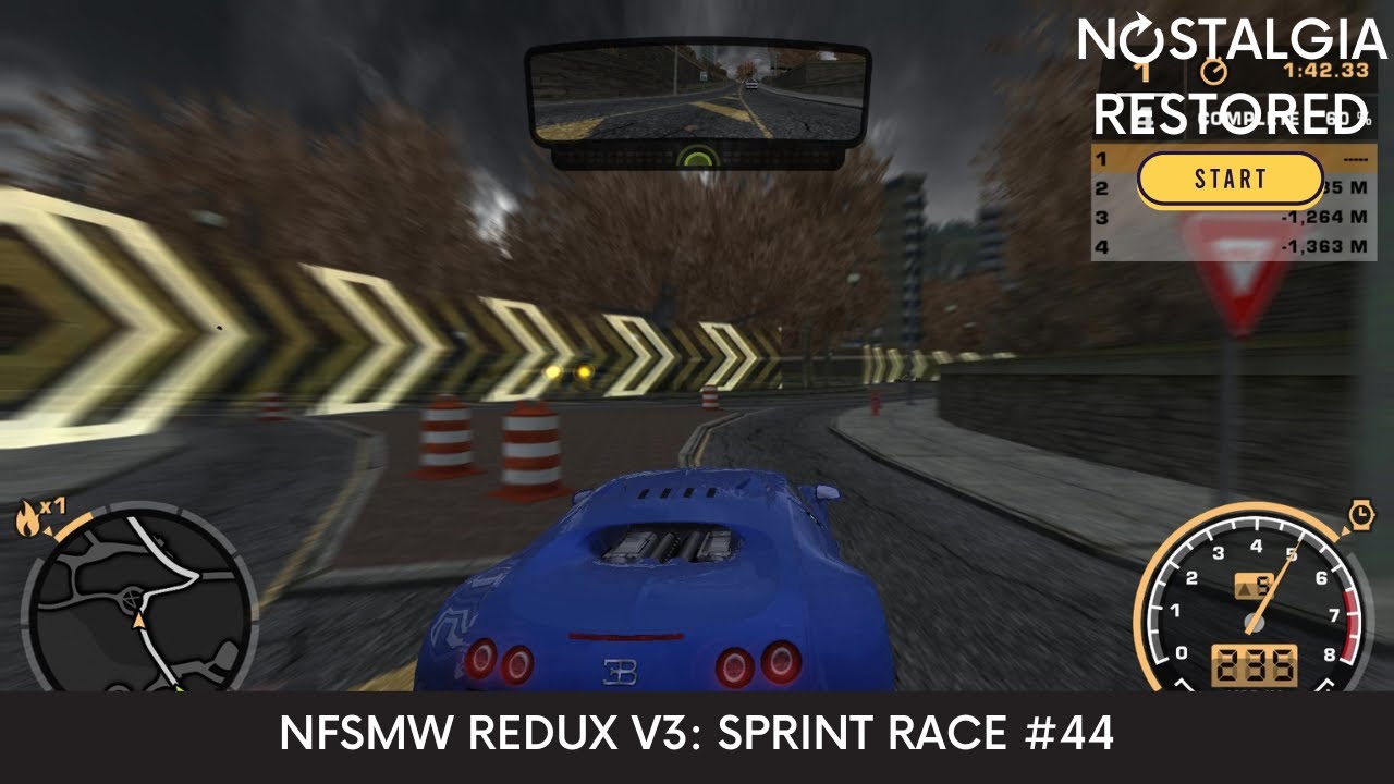 NFSMW Redux V3: Bay Bridge & Seaside (Sprint Race #44) - YouTube