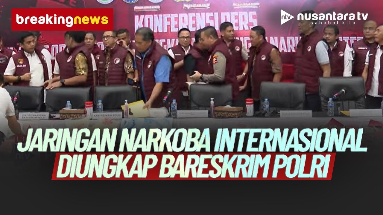 [BREAKING NEWS] Bareskrim Polri Tangkap Jaringan Narkoba Internasional | NTV - YouTube