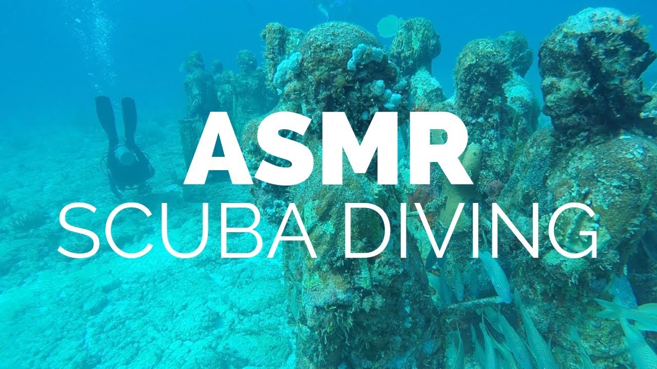 SCUBA DIVING ASMR | Water, Bubbles, Breathing, Layered Sounds, Ambience ...