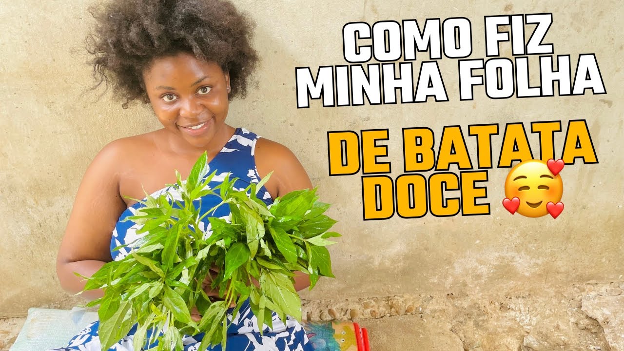 VEJA COMO COZINHEI A FOLHA DA BATATA DOCE 😌😍 - YouTube