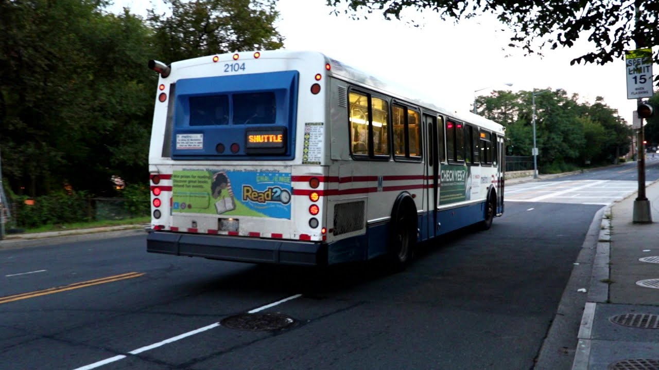 WMATA Metrobus 2000 Orion V 2104 Operating As An Employee Shuttle - YouTube