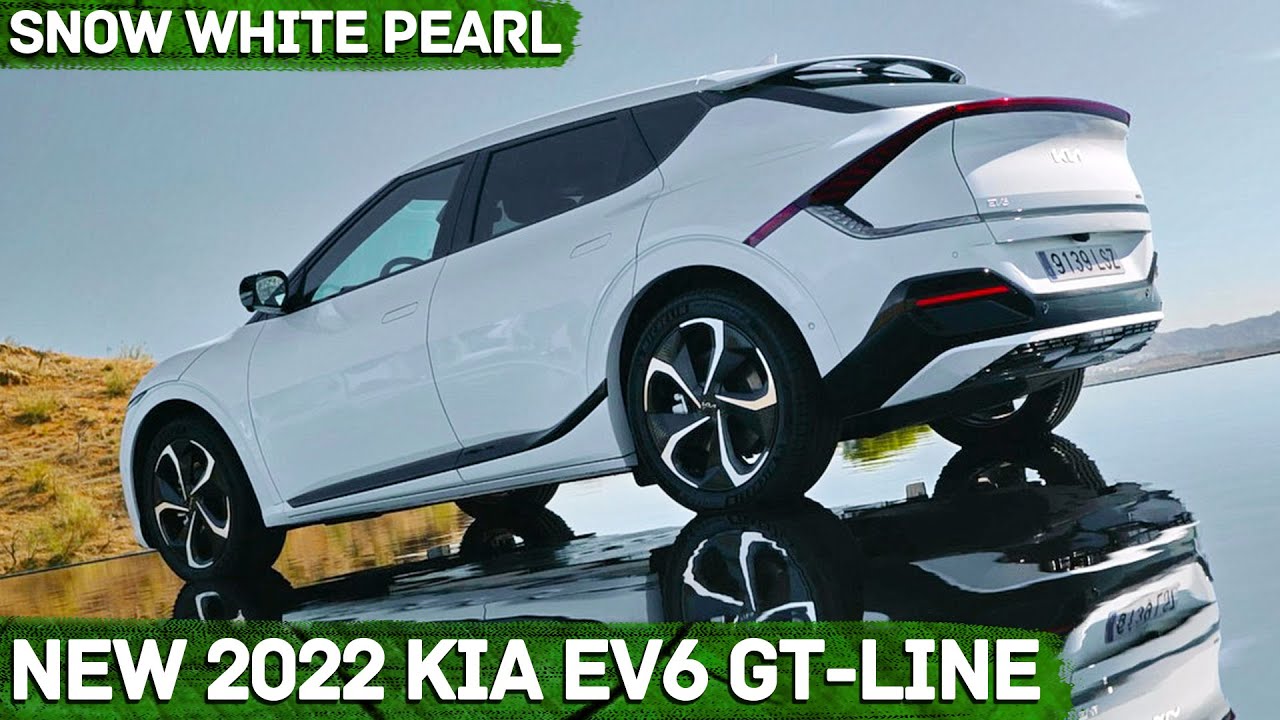 New 2022 Kia EV6 GT Line in Snow White Pearl | CARS&NEWS - YouTube