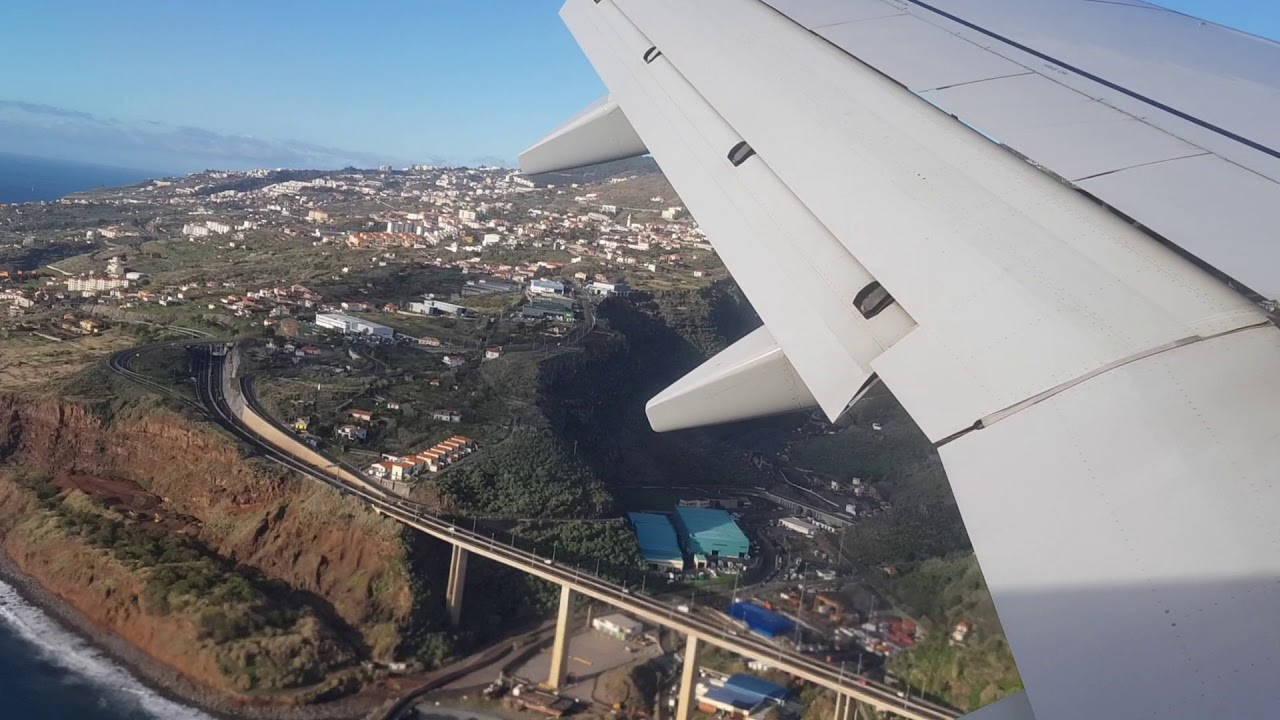 Funchal Madeira Island Airport - YouTube