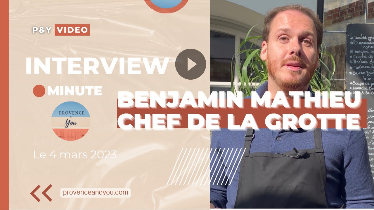 La Grotte, la maison de cuisine du chef marseillais Benjamin Mathieu - YouTube