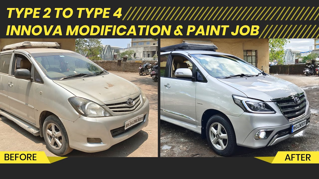 Type 2 to Type 4 Innova Modification & Paint Job | Autorounders - YouTube