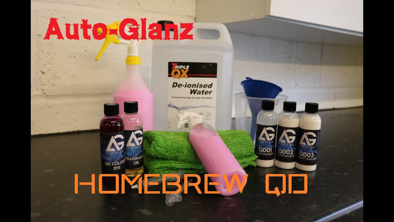 Auto Glanz Homebrew Quick Detailer Review - Auto-Glanz - YouTube