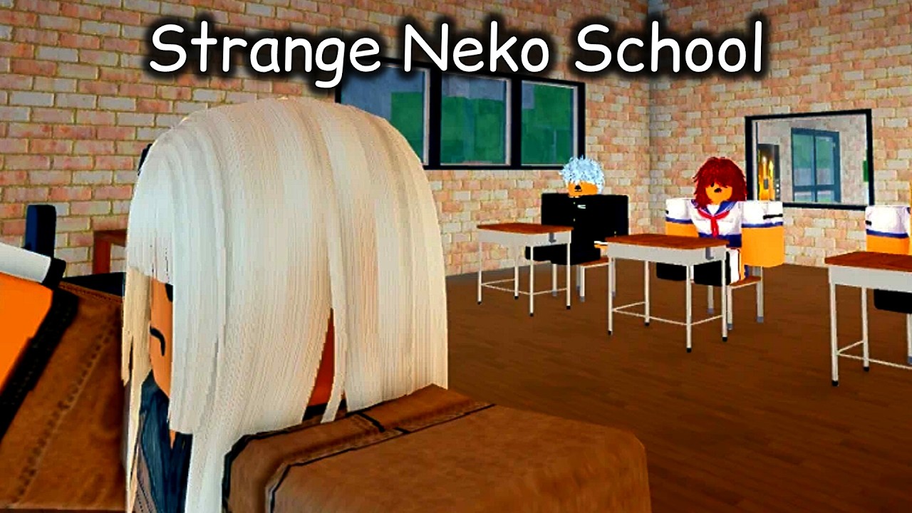 Strange Neko School [ROBLOX] - All Endings & Badges #roblox # ...