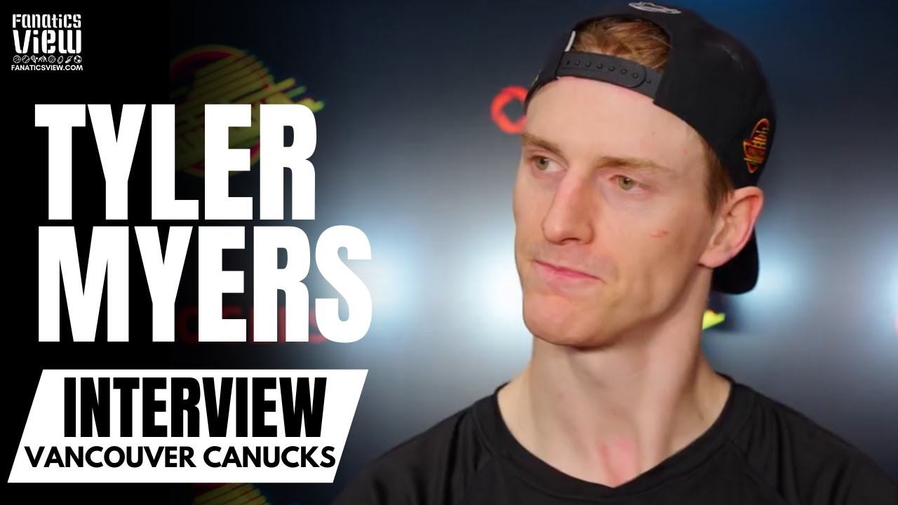 Tyler Myers Responds to Cross-Checking Evan Bouchard in Face ...