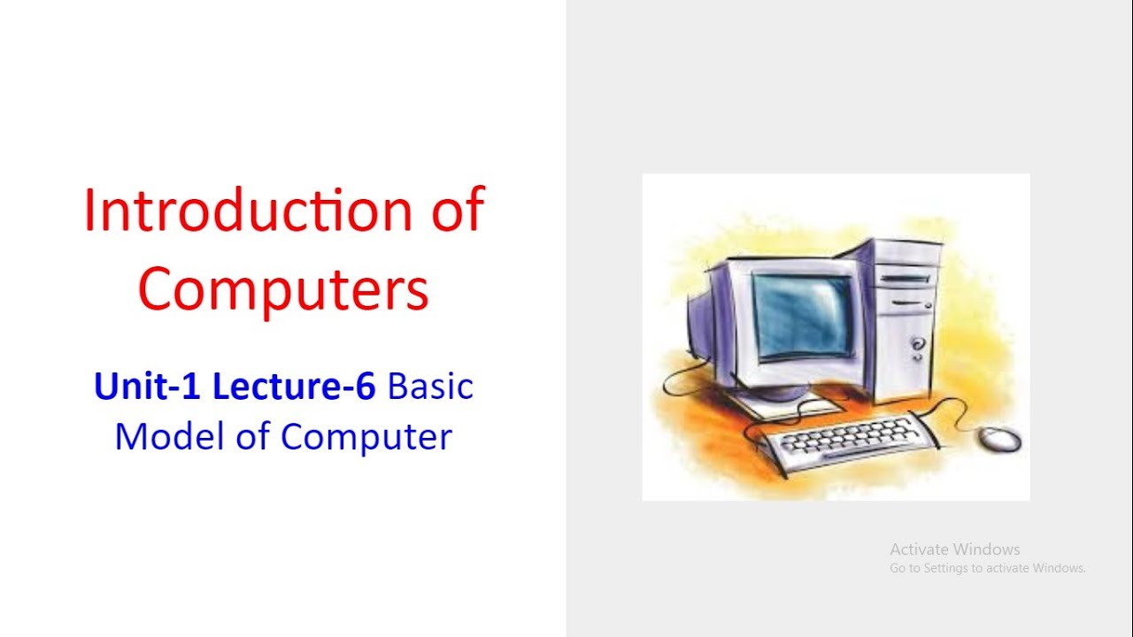 Unit-1 Lecture-6 Block Diagram of Computer - YouTube