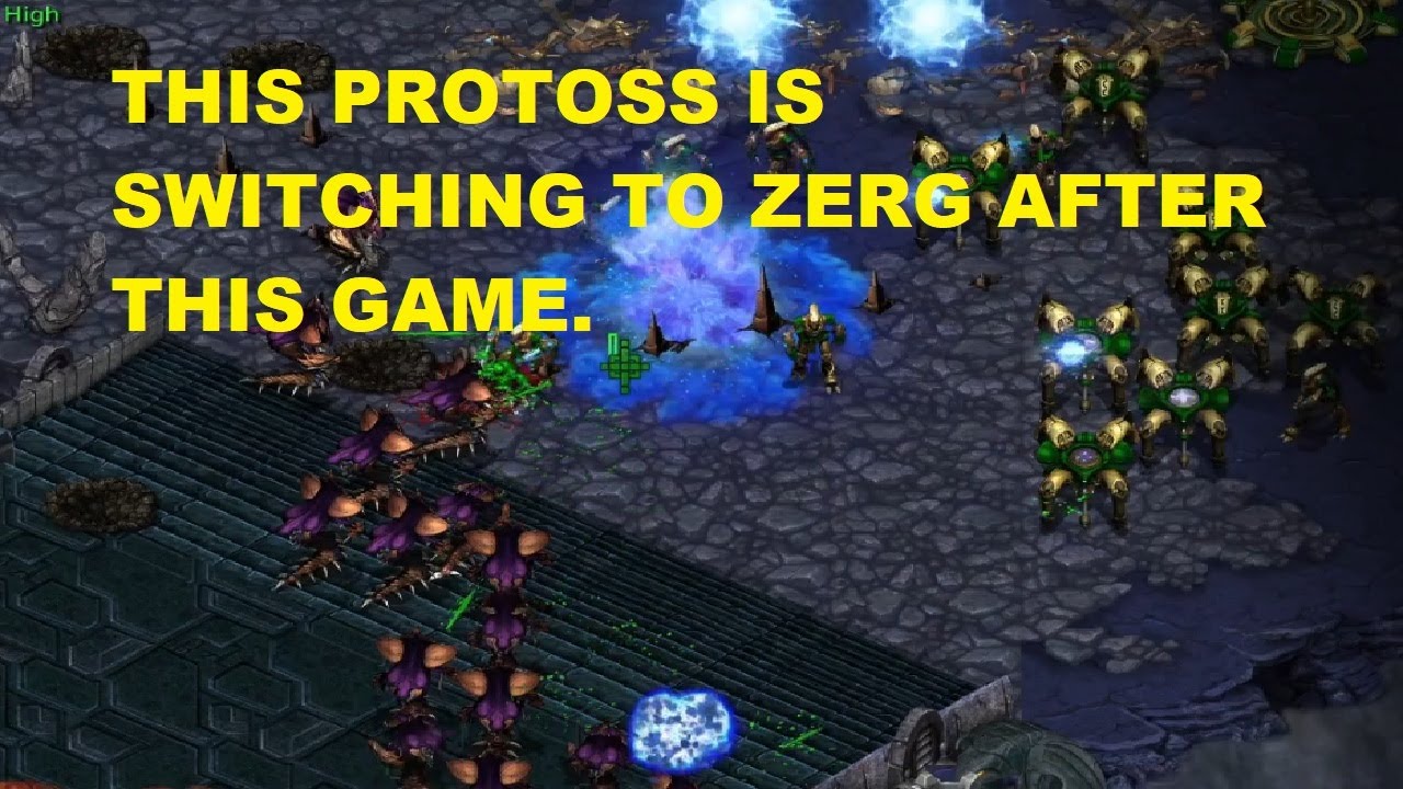 THIS PROTOSS IS SWITCHING TO ZERG AFTER THIS - YouTube
