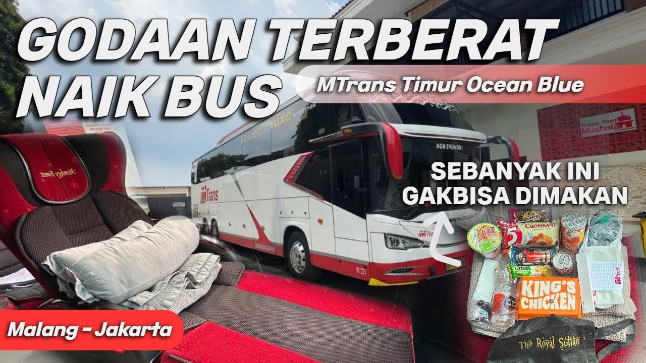 JANGAN NAIK BUS INI KALO LAGI PUASA, BERAT😩😩 | Trip MTrans Timur Ocean ...