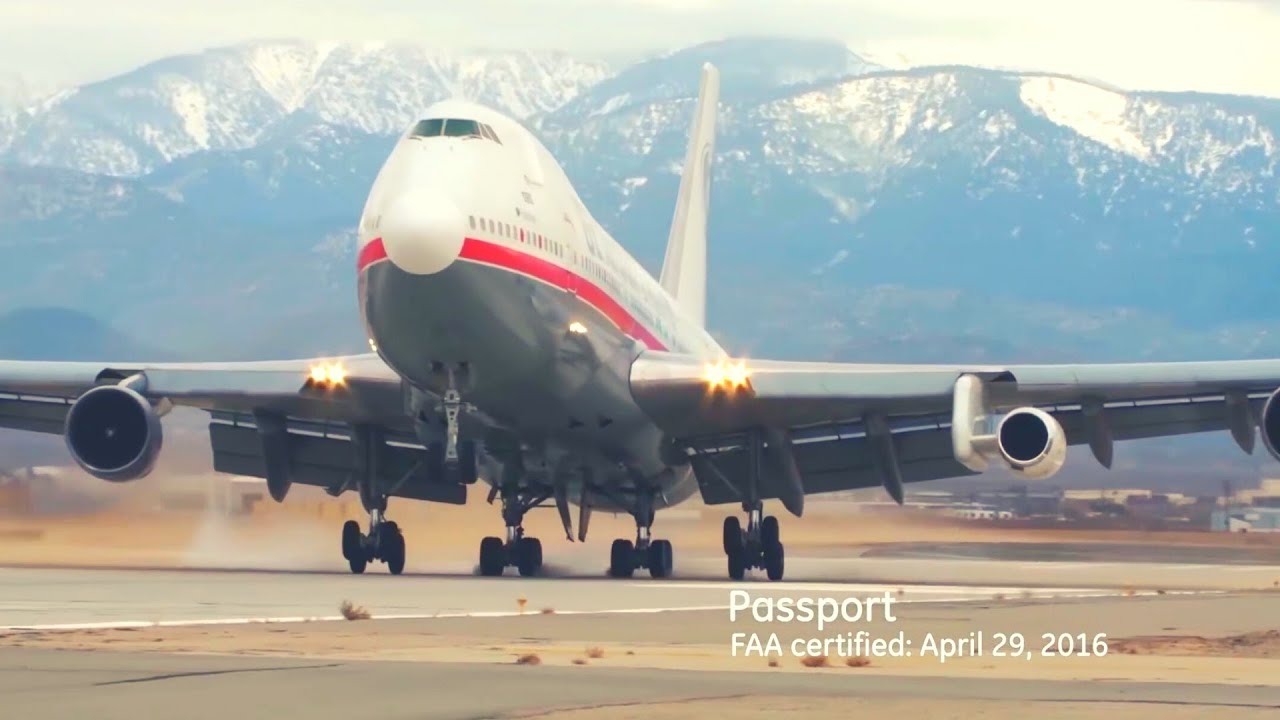 GE's Passport Engine with Boeing 747-100: Flight Test - YouTube