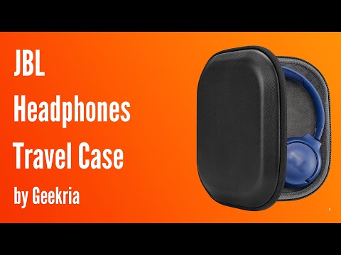 JBL Over-Ear Headphones Travel Case, Hard Shell Headset Carrying Case | Geekria