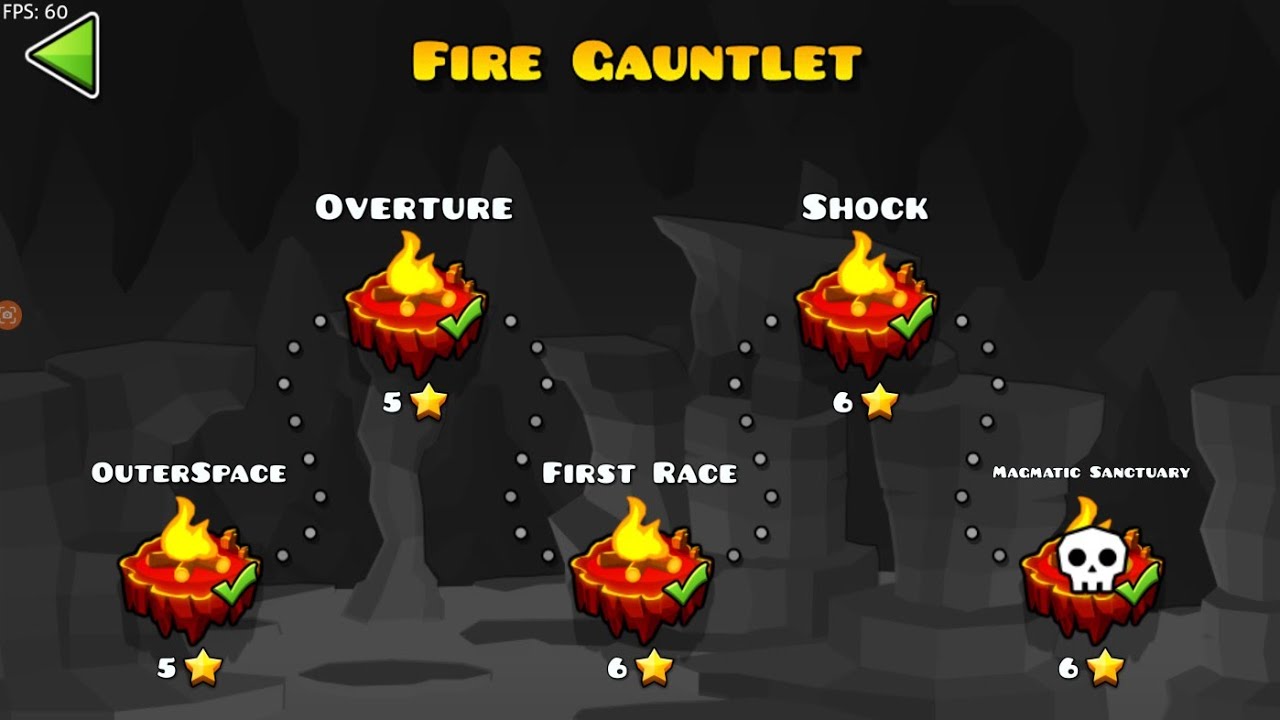 Fire Gauntlet 100% (all coins and levels) - YouTube