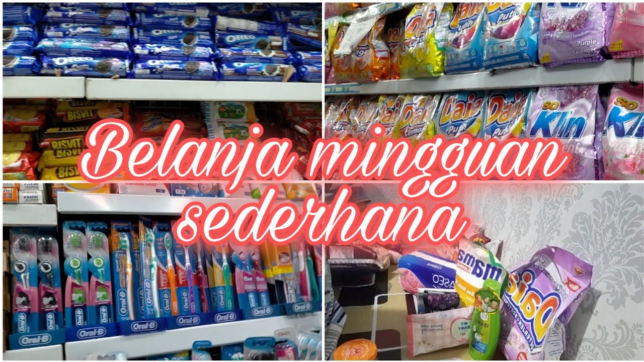 BELANJA MINGGUAN SEDERHANA | CITRA SWALAYAN - YouTube