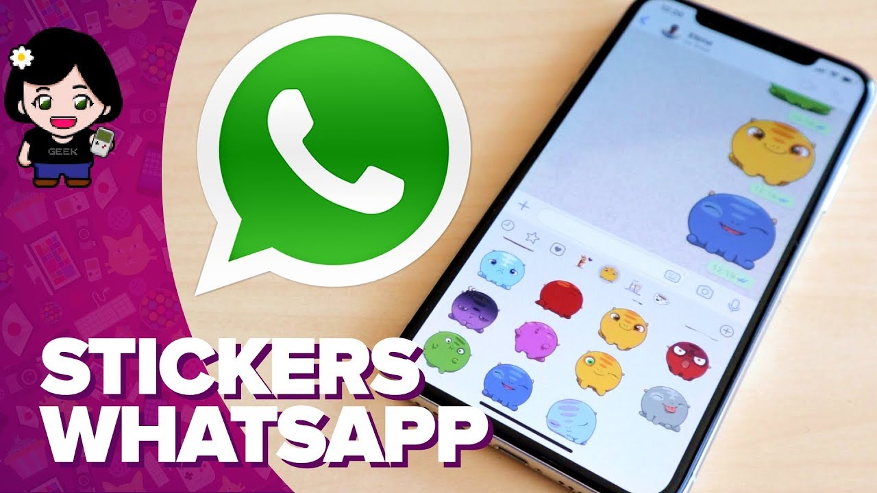 Cómo usar STICKERS en WHATSAPP | ChicaGeek - YouTube
