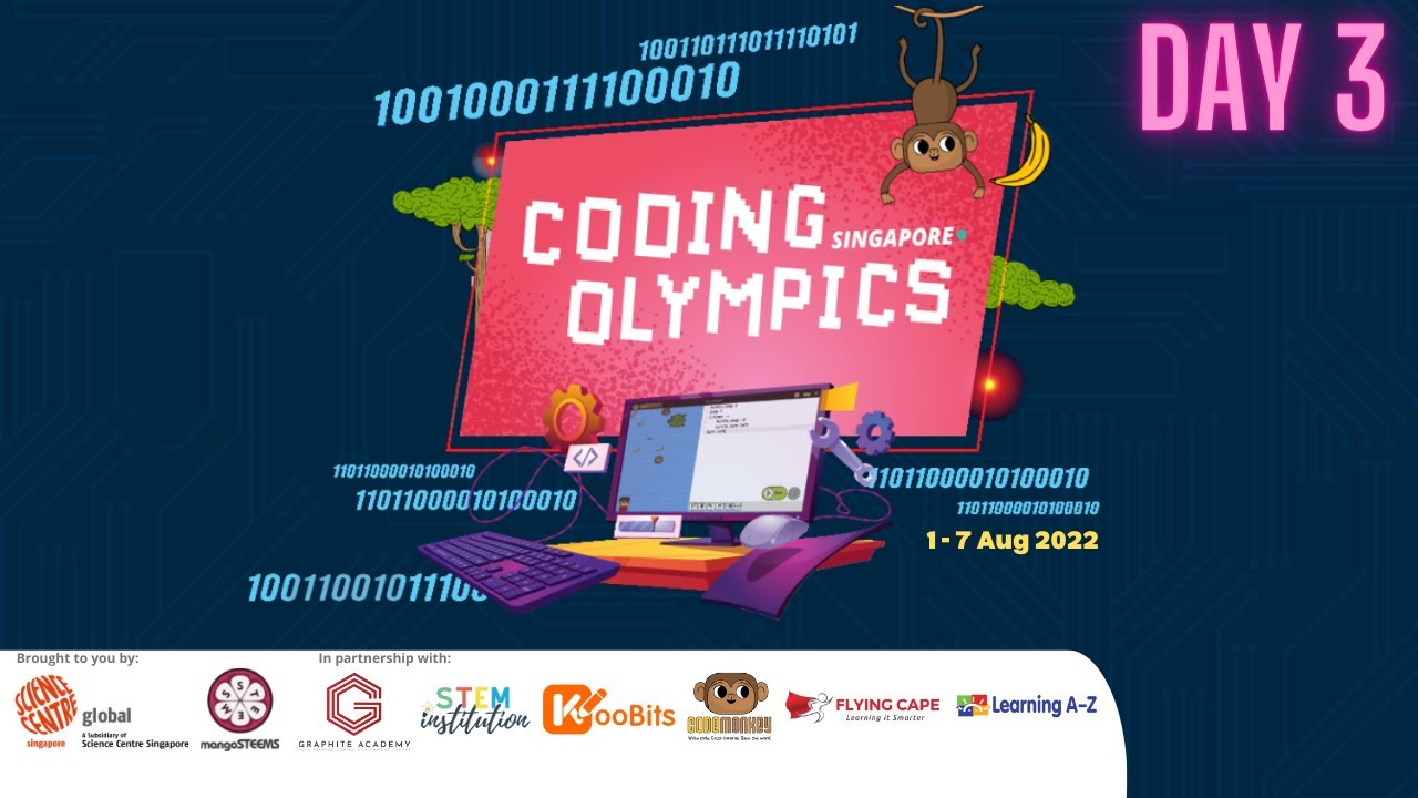 CODING OLYMPICS SINGAPORE 2022 - DAY 3 - YouTube