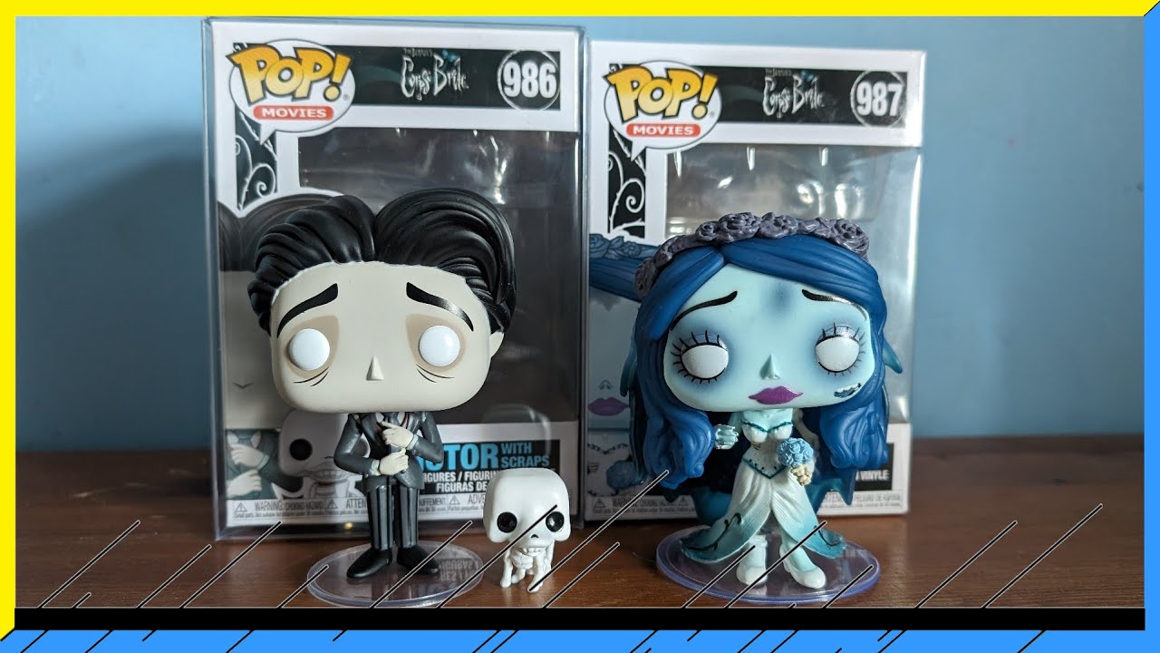 Funko Pop Reviews #73: Corpse Bride: Victor (With Scraps) and Emily ...