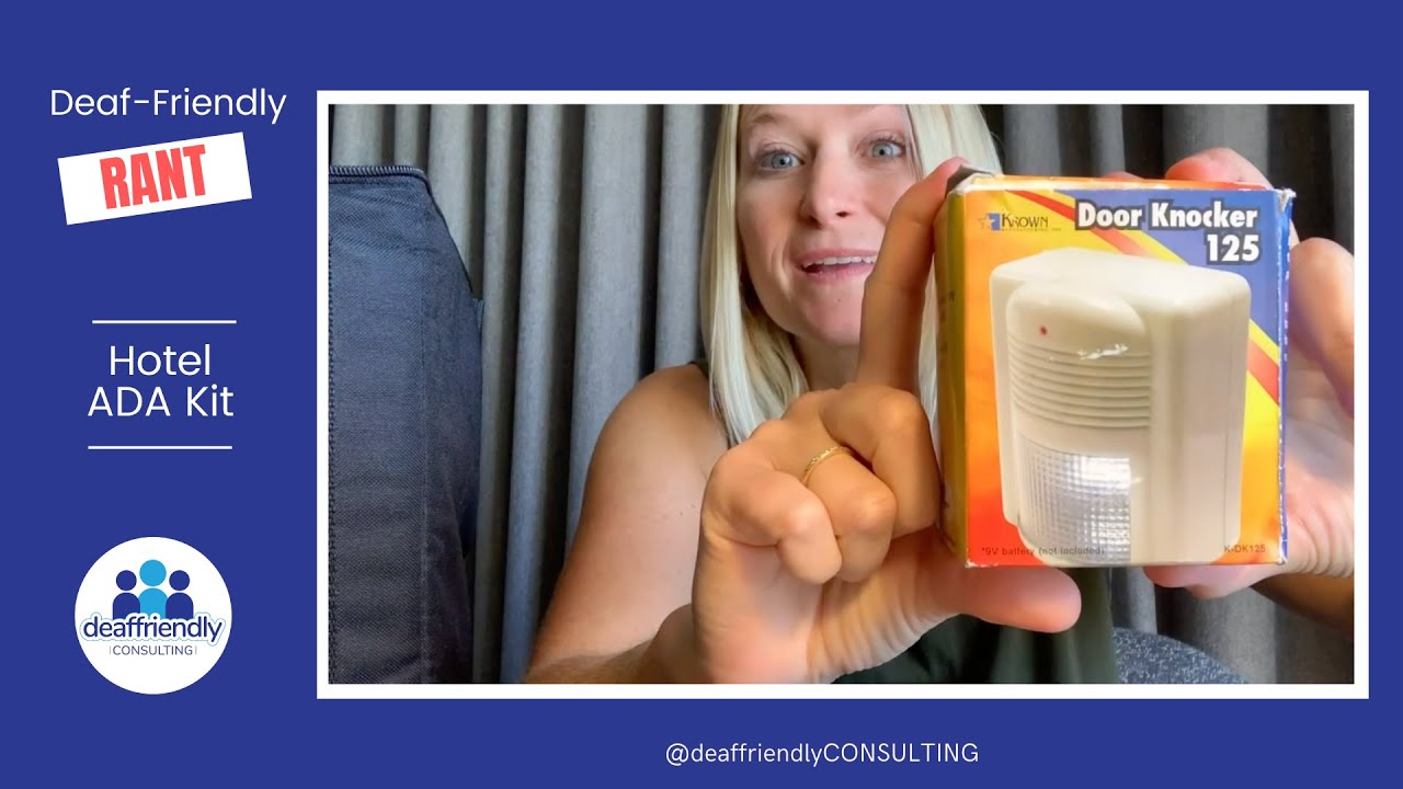 Deaf-Challeneged Hotel - ADA Kit - YouTube
