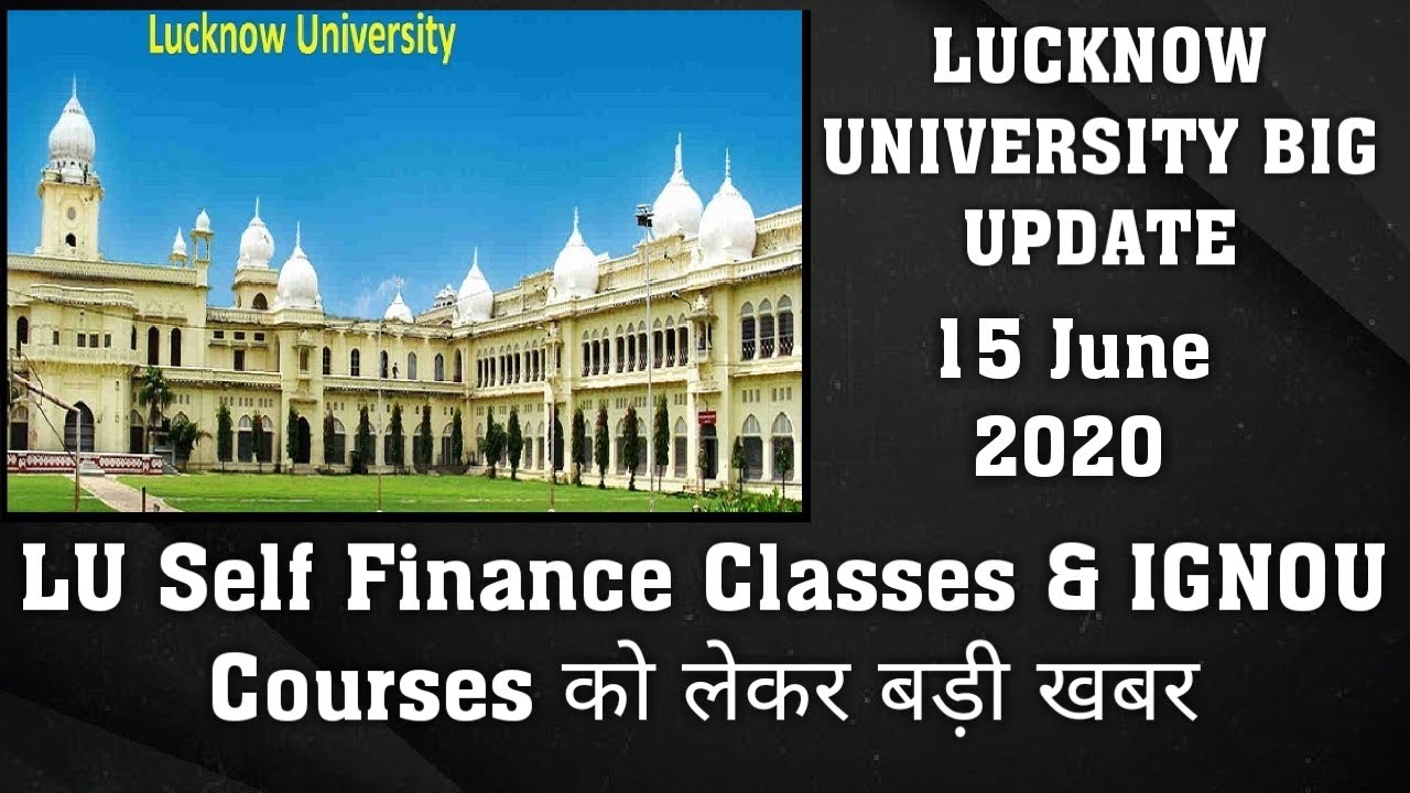 Lucknow University JOB IGNOU Courses lucknow-university-job-ignou-courses