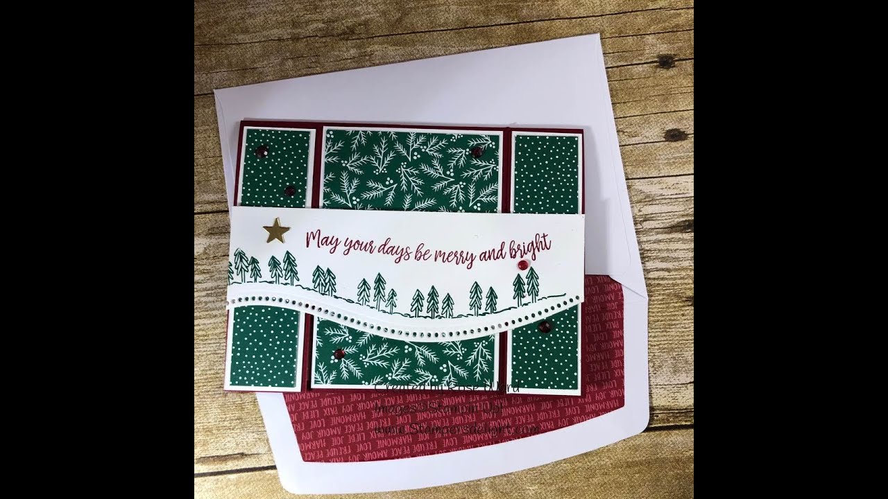 Curvy Celebrations Curvy Christmas Spanner Panel Card - YouTube