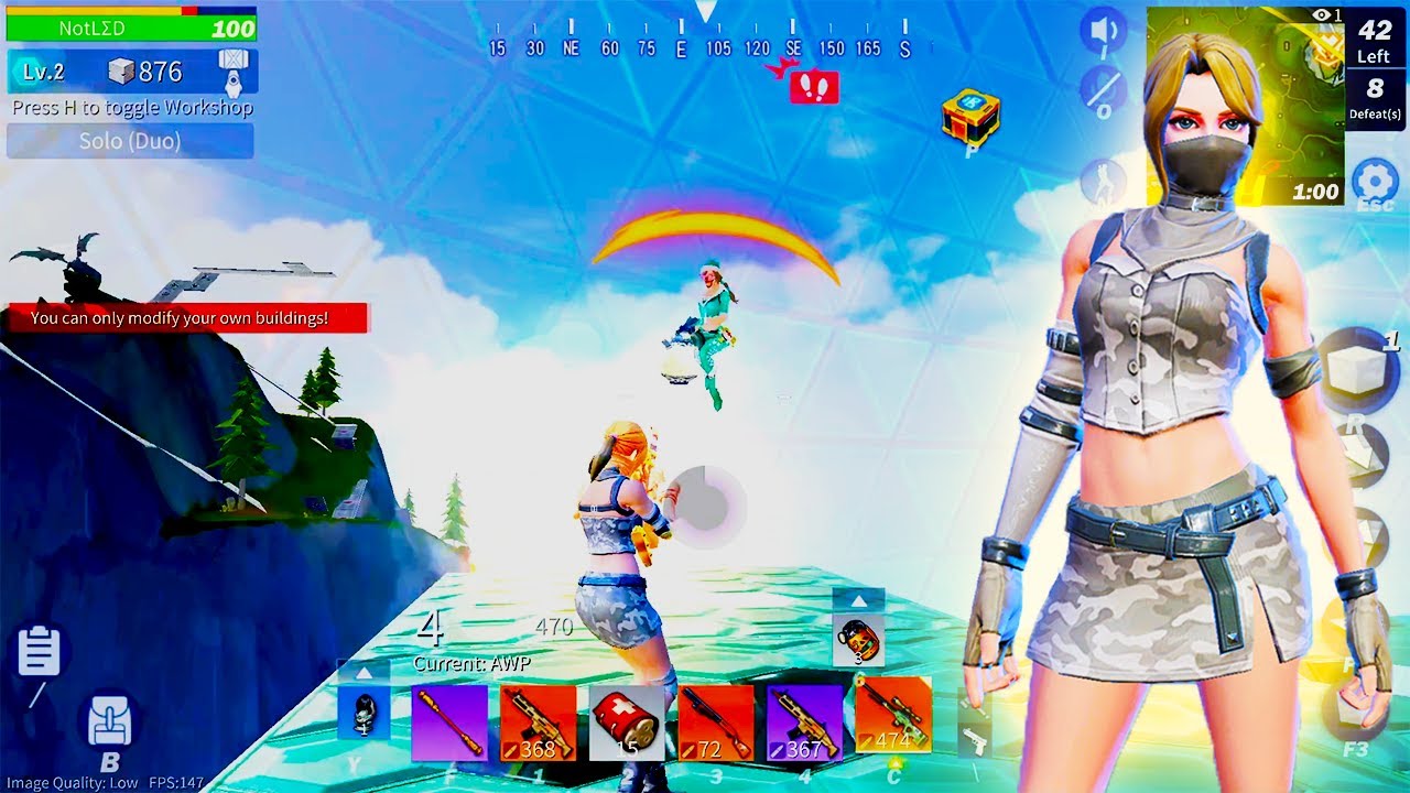 solo vs duo 21 kills with Combat Skin (Creative Destruction) - YouTube