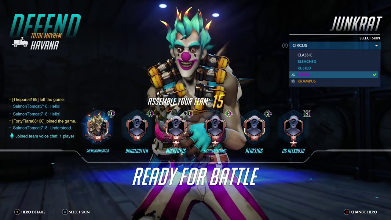 Overwatch total mayhem 1. - YouTube