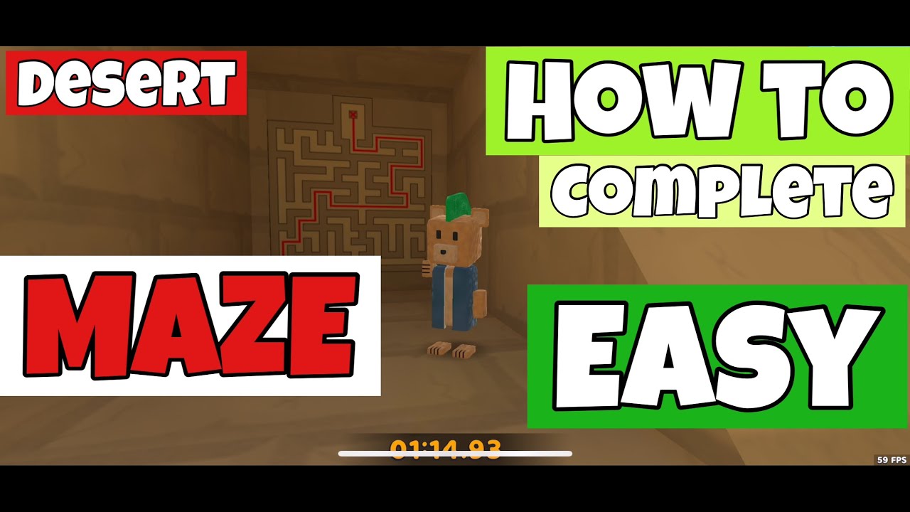 Super Bear Adventure - How To Complete Desert Pyramid Maze #superbear # ...