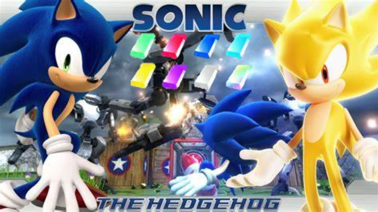 Sonic Project 06 Sonic's stages all gems and S ranks - YouTube