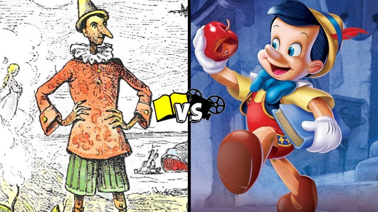 Book Vs. Movie - Pinocchio (1940) (Part 1) - YouTube
