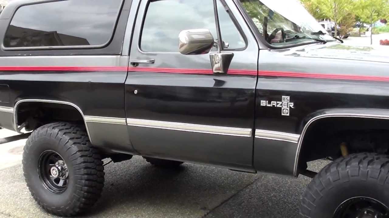 87 K5 Blazer walk around - YouTube