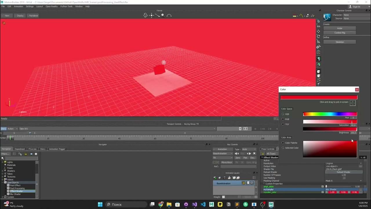 [OpenMoBu] a teaser to custom effects in post processing - YouTube