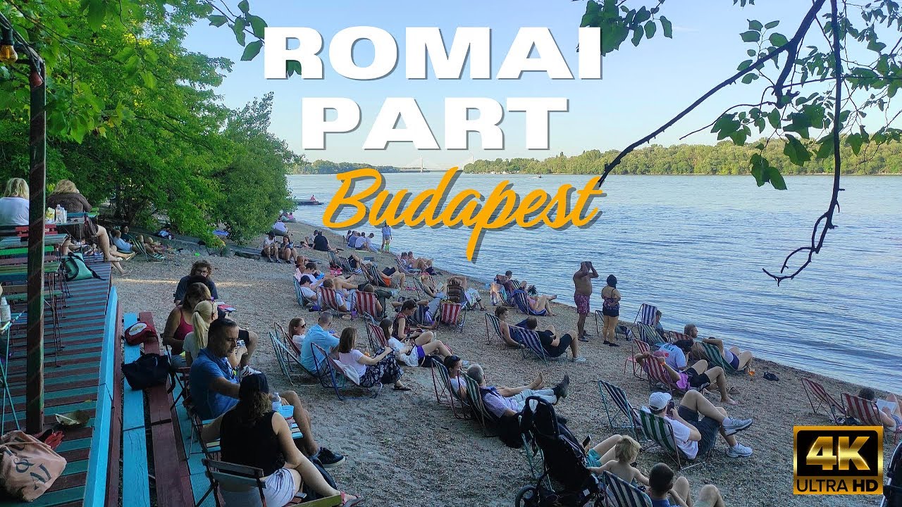 The Secret Beach of Budapest 🇭🇺Hungary-Romai Part | Budapest Walking ...