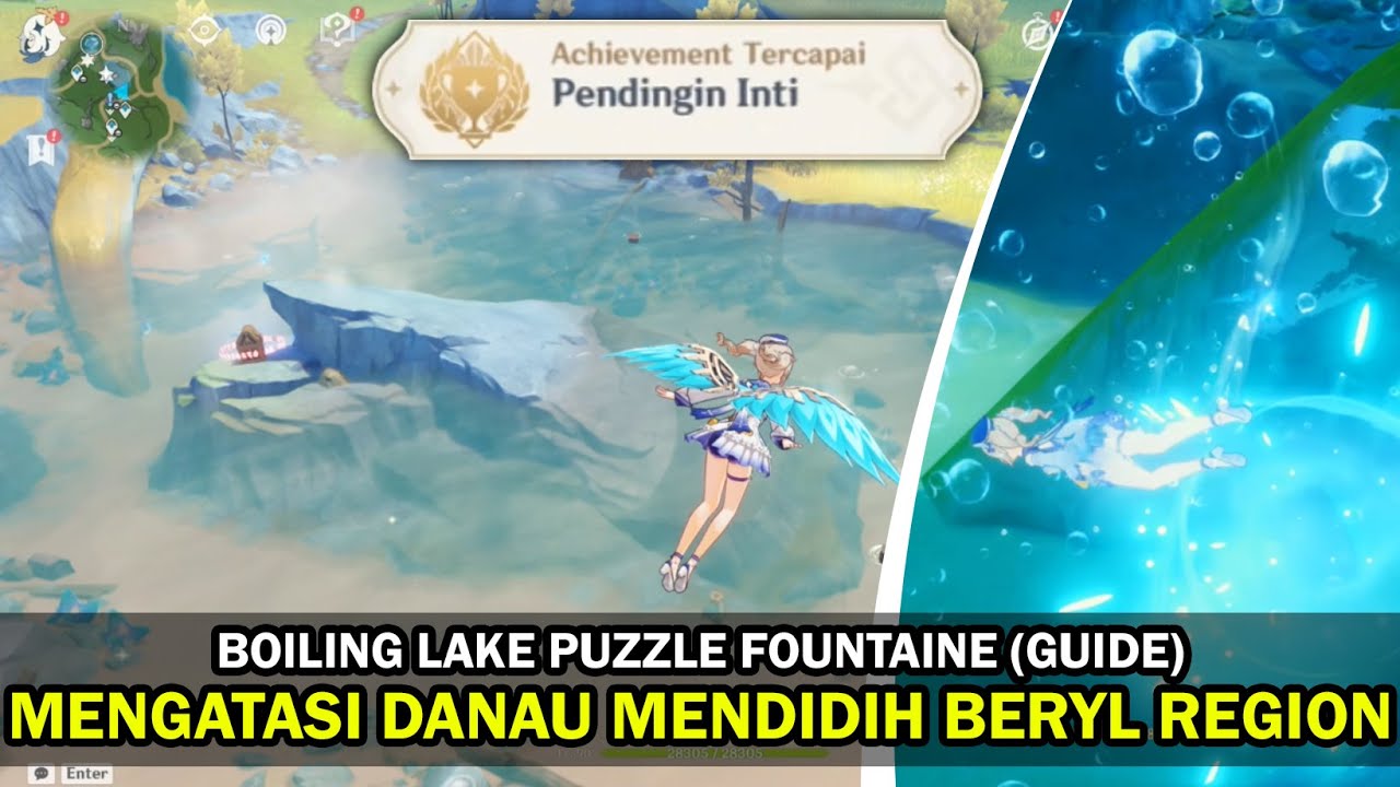 Cara Menyelam Danau Mendidih Fountaine Puzzle Beryl Region - Genshin ...
