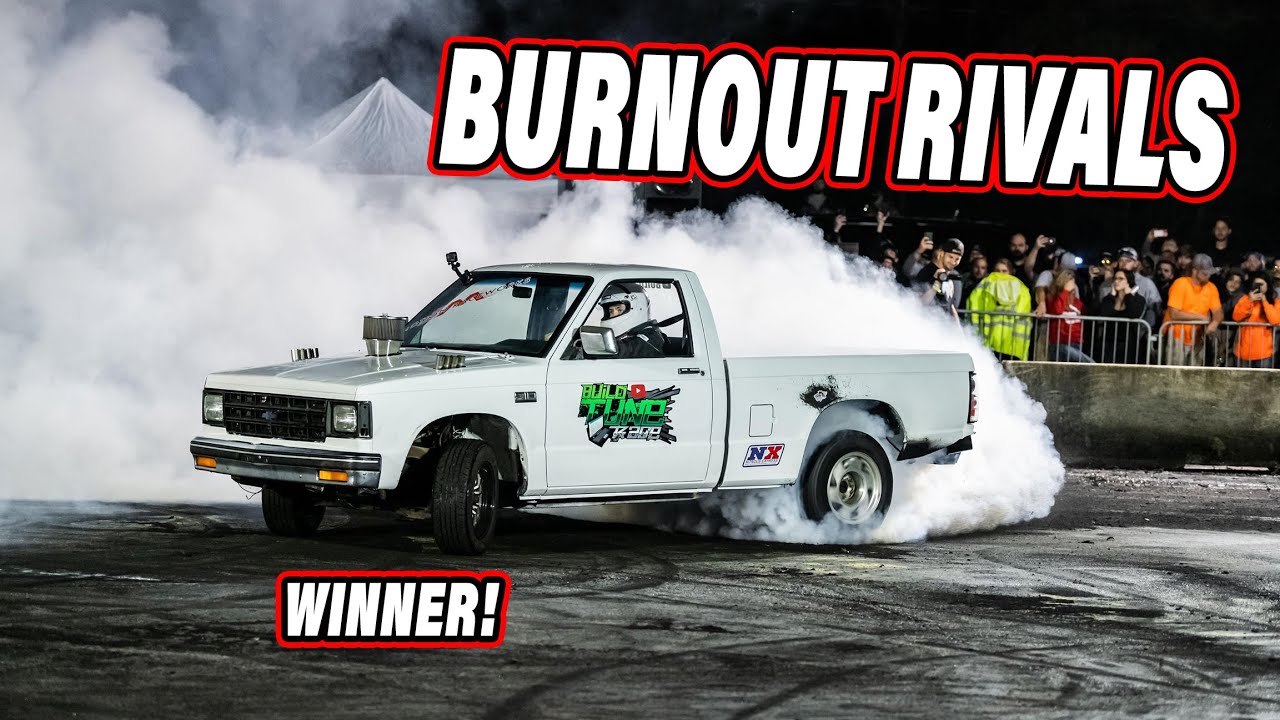 Burnie and I WON Cleetus and Cars Burnout Rivals Competition!!! I Can't ...