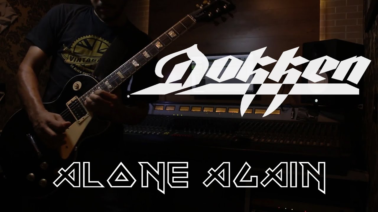 Dokken - Alone Again - Guitar Solo Cover by Thales Resende - YouTube