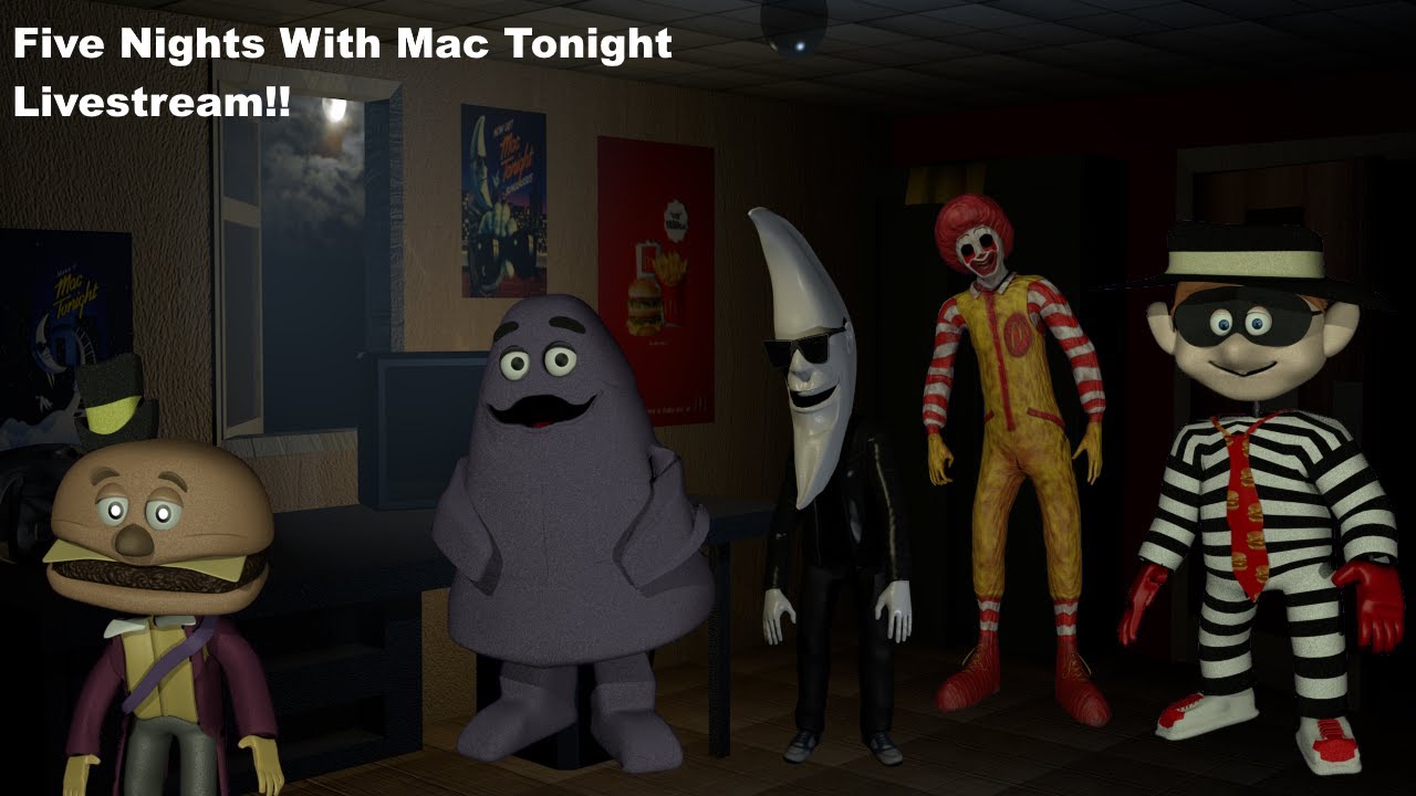 Five Nights With Mac Tonight Livestream Part 2!! - YouTube
