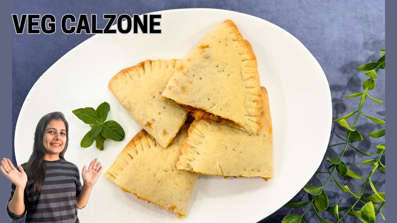 VEG CALZONE - YouTube