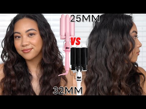 HOW-TO: MERMAID WAVES/BEACHY WAVES | 25MM VS 32MM WAVERS